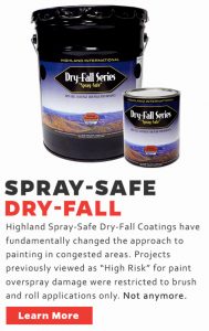 Specialty Industrial Paint HiTemp, Dry-Fall, OEM - Highland International